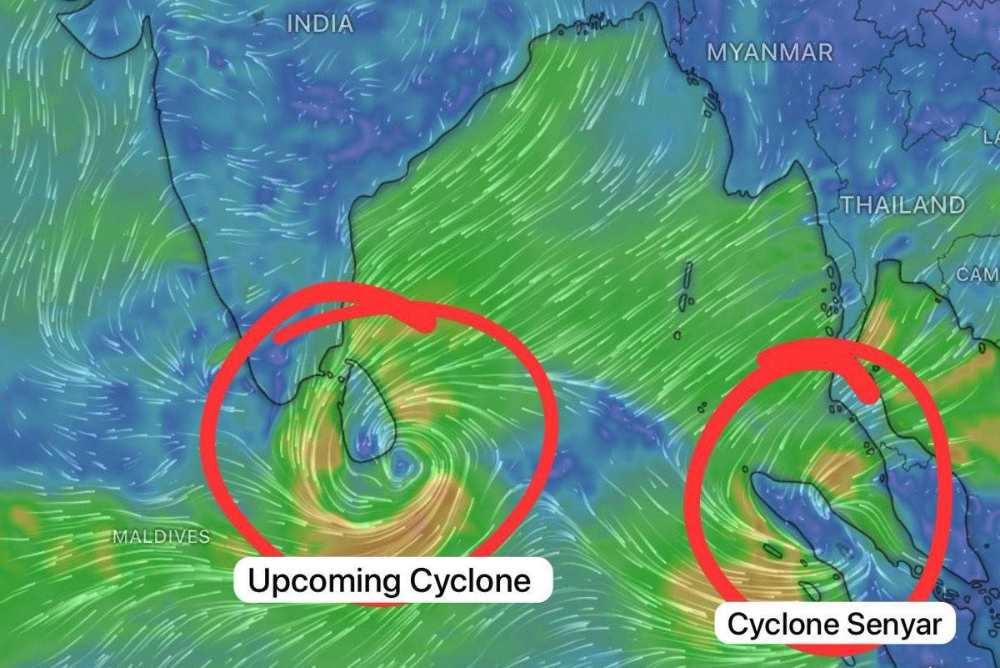Cyclone Senyar; 'सेन्यार'ने वेग घेतला | belgaum news